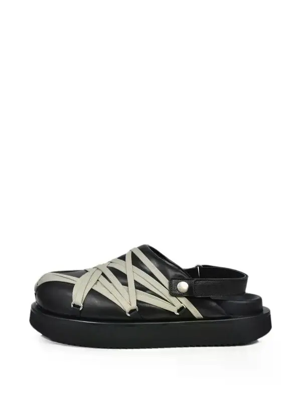 Rick Owens Lace-up Platform Mules