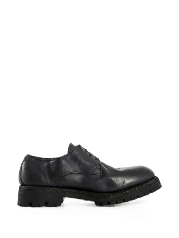 Guidi Leather Lug-sole Derby Shoes