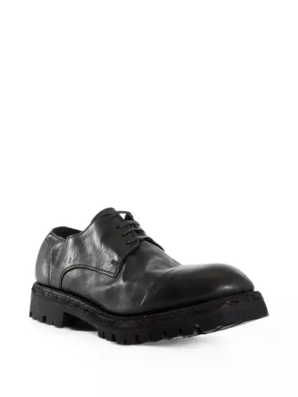 Guidi Leather Lug-sole Derby Shoes