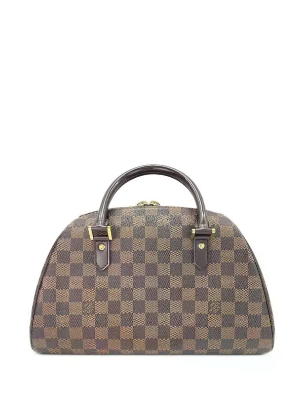 LOUIS VUITTON Damier Ebene Riviera Mm Handbag - Brown