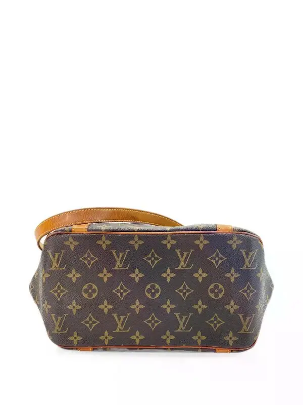 LOUIS VUITTON 1997 Monogram Sac Shopping Tote Bag - Brown