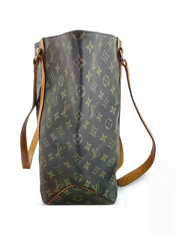 LOUIS VUITTON Monogram Sac Shopping Tote Bag - Brown