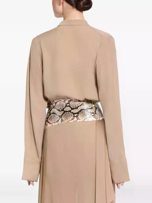 Elie Saab Draped Silk Blouse