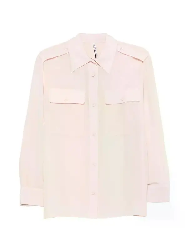 Liviana Conti Button-fastening Long-sleeve Shirt - Pink