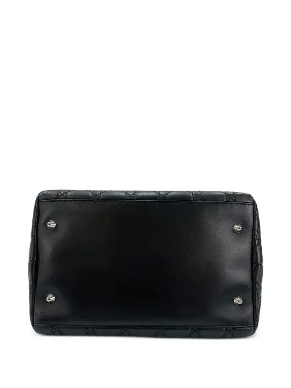 Dior Cannage Hand Bag - Black