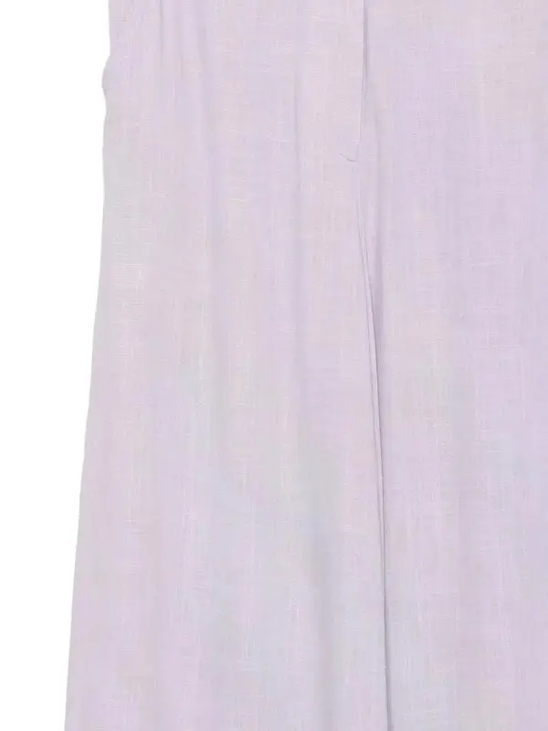 Moschino Logo-patch Wide-leg Trousers