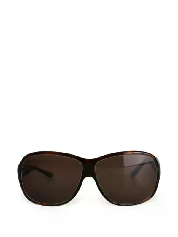 TOM FORD Round Tortoise-shell Sunglasses - Brown