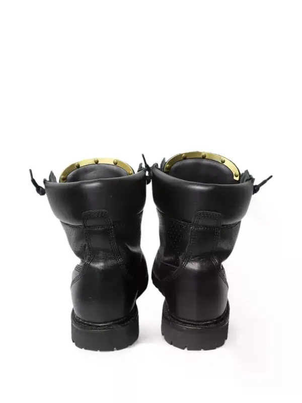 Balmain Leather Zip-up Ankle Boots