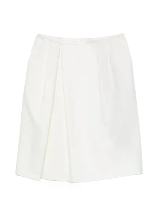 Liviana Conti Pleated Mini Skirt - Neutrals