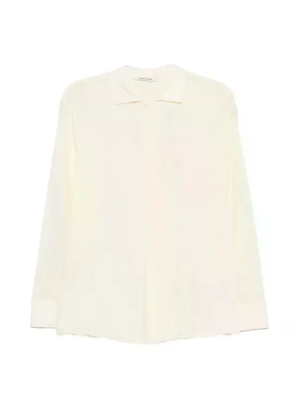 Liviana Conti Concealed-front Buttoned Shirt - Neutrals