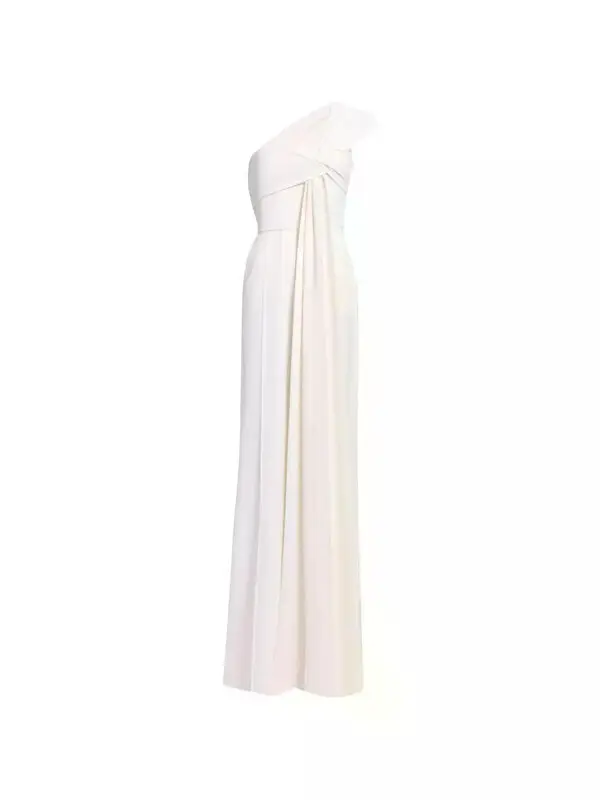 Elie Saab Asymmetric Knotted Jumpsuit