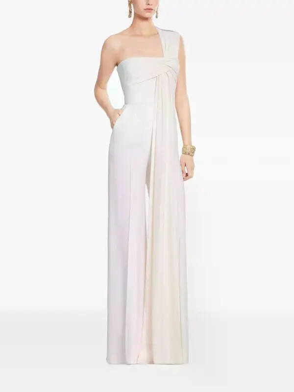 Elie Saab Asymmetric Knotted Jumpsuit