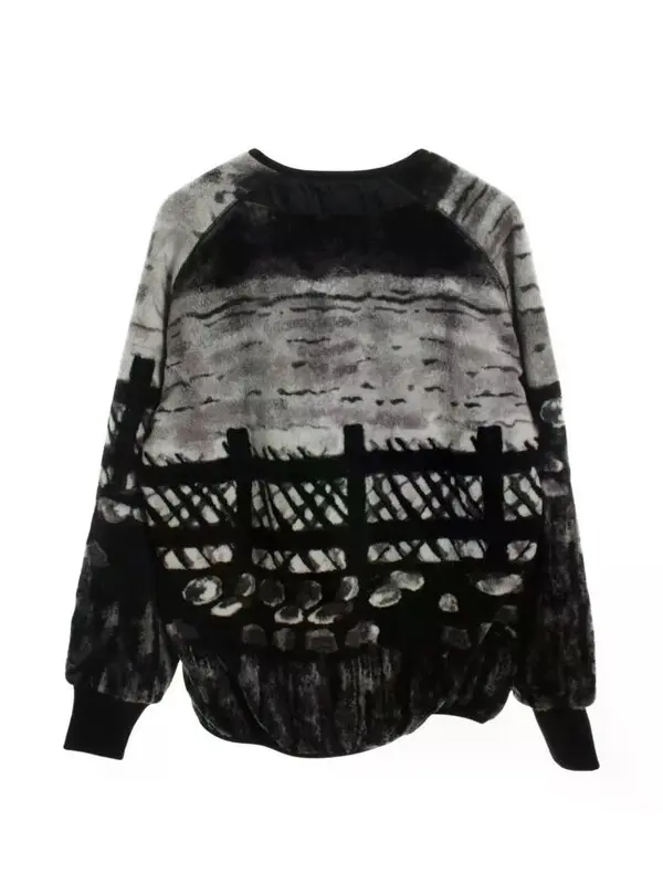 Dior X Peter Doig Collarless Jacket