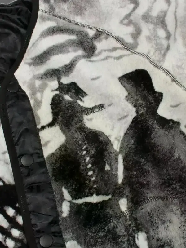 Dior X Peter Doig Collarless Jacket