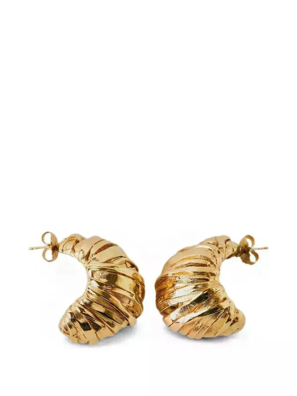 PAOLA SIGHINOLFI Ridged Hoop Earrings