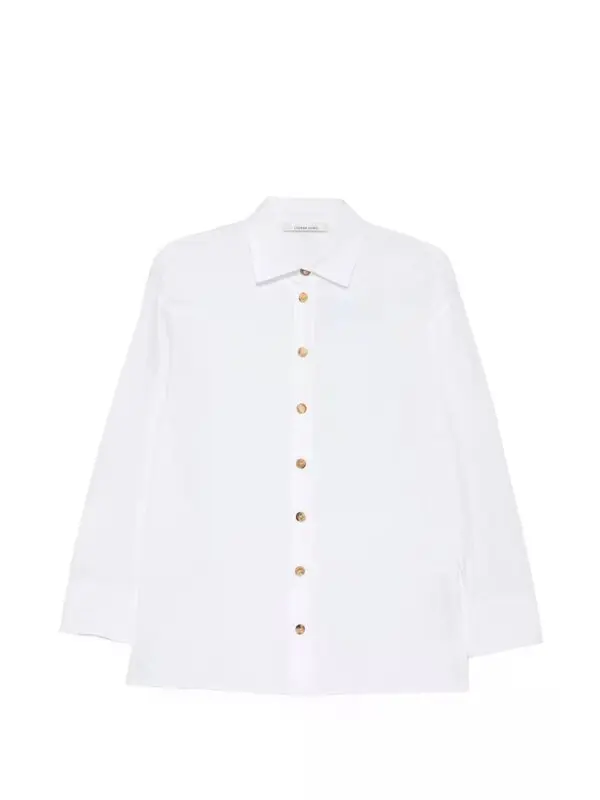 Liviana Conti Button-fastening Back-tie Shirt - White