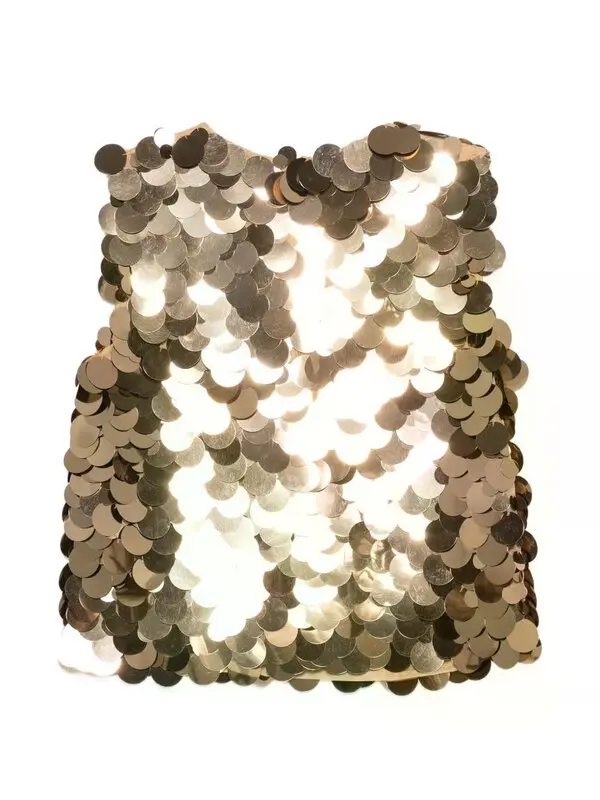 Liviana Conti Sequin-embellished Sleeveless Top