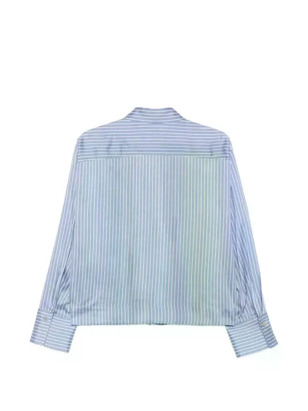 ALYSI Striped Chest-pocket Shirt