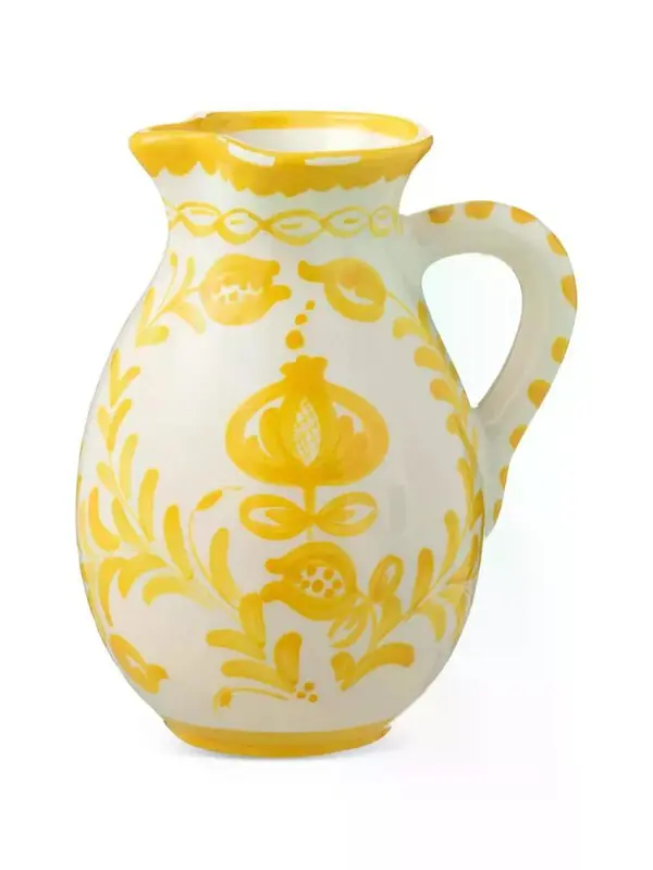 J-LINE Granada Floral-print Jug