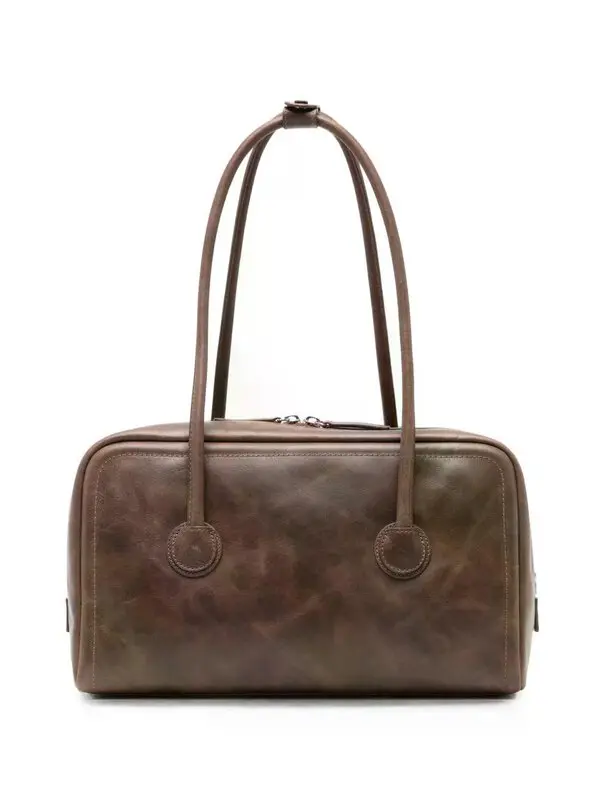 MARGESHERWOOD Leather Tote Bag - Brown