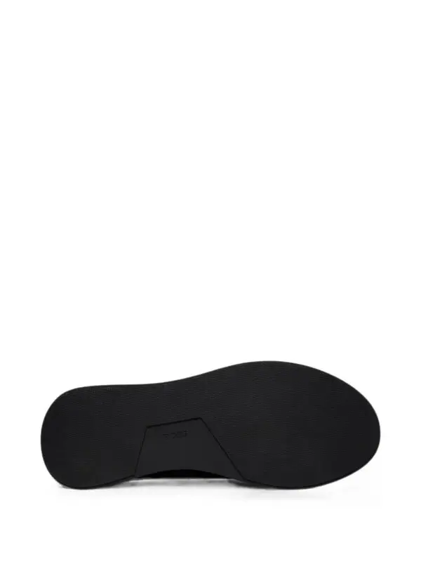 BOSS Logo-print Leather Sneakers