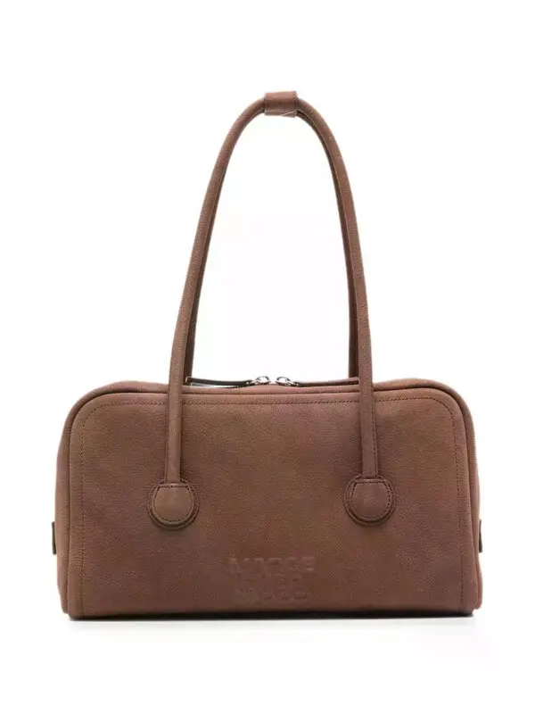 MARGESHERWOOD Logo-embossed Leather Shoulder Bag