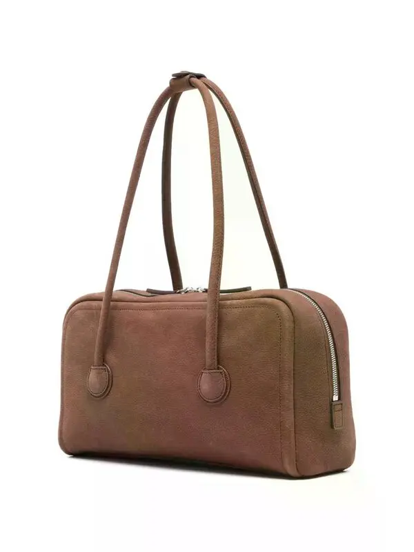 MARGESHERWOOD Logo-embossed Leather Shoulder Bag