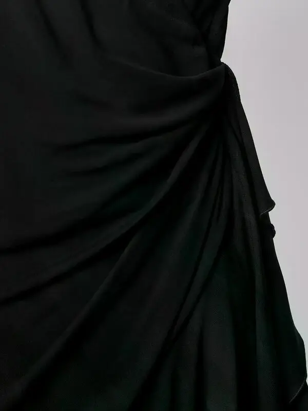 Philosophy Di Lorenzo Serafini Ruffled Asymmetric Hem Dress