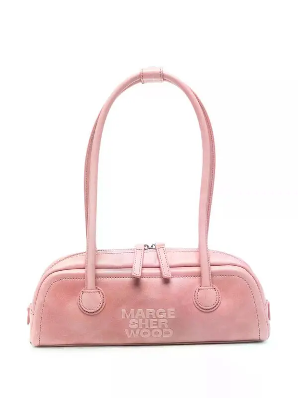 MARGESHERWOOD Soft Boston Ew Leather Tote Bag - Pink