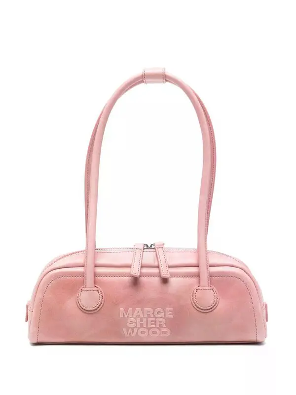 MARGESHERWOOD Soft Boston Ew Leather Tote Bag - Pink