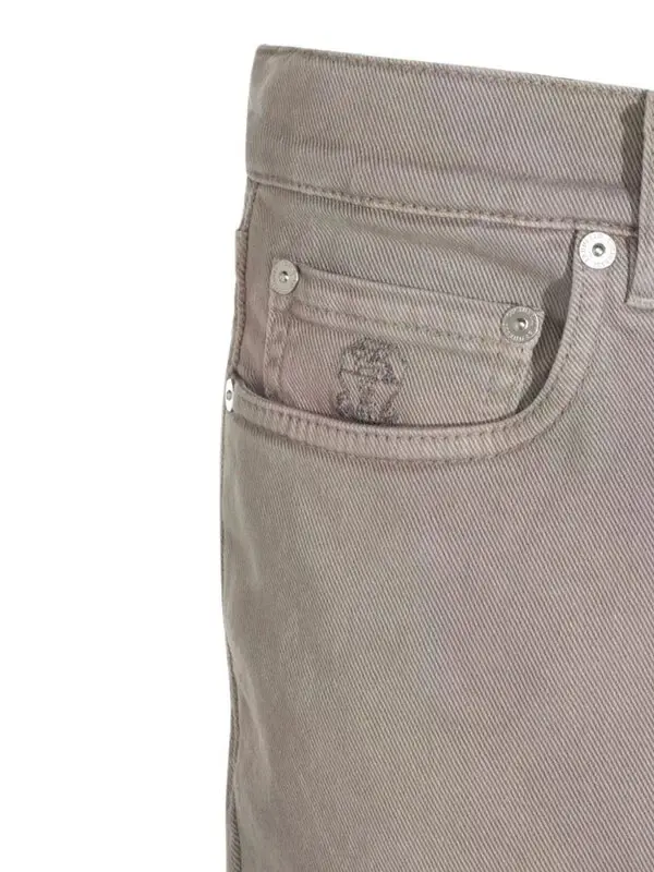 Brunello Cucinelli Logo-patch Jeans