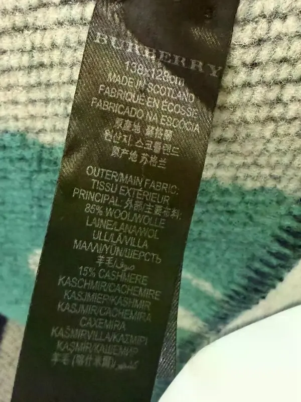 Burberry Printed Cape
