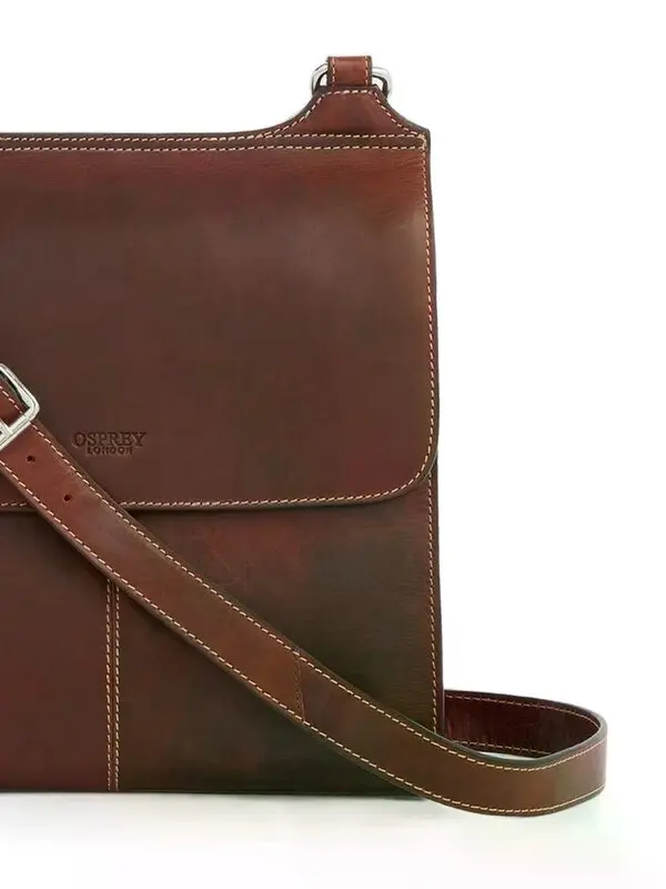 OSPREY Large Smithy Leather Crossbody Bag - Brown