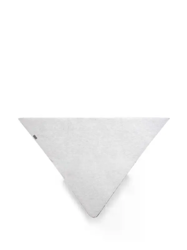 Brunello Cucinelli Monili-embroidered Cashmere Scarf - Grey