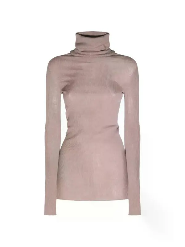 Rick Owens Ribbed-knit Roll-neck Sweater
