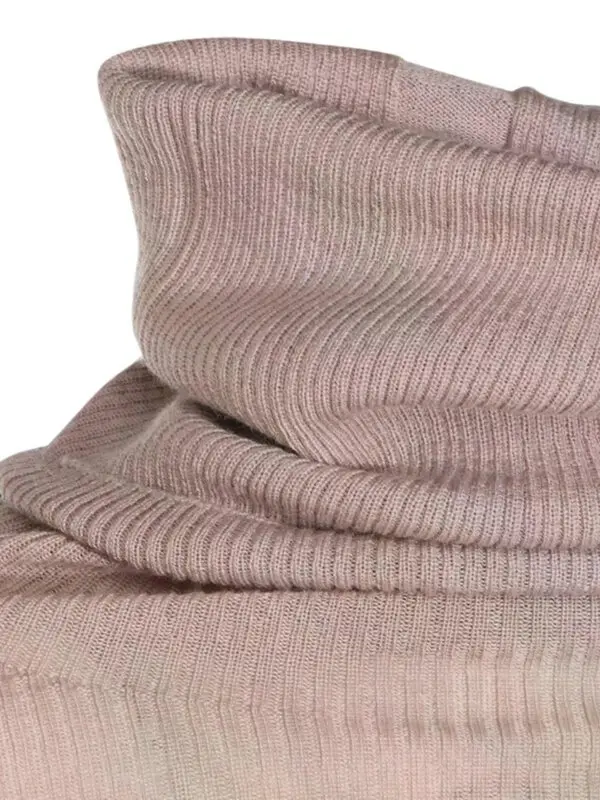 Rick Owens Ribbed-knit Roll-neck Sweater