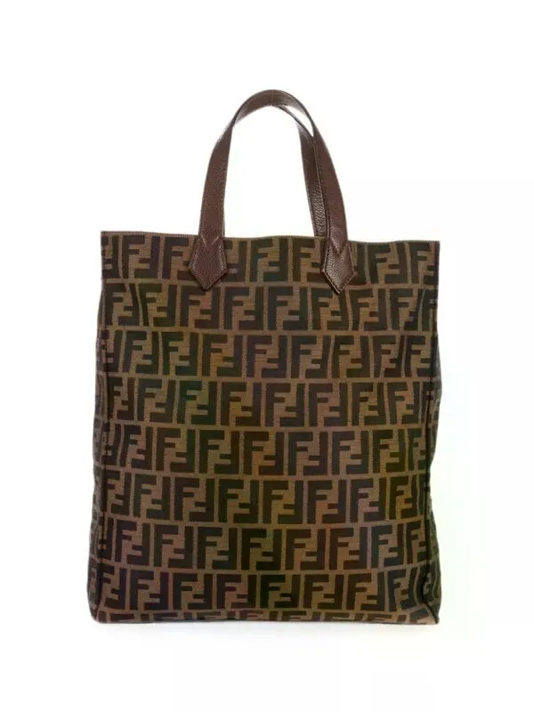Fendi Zucca Canvas Tote Bag