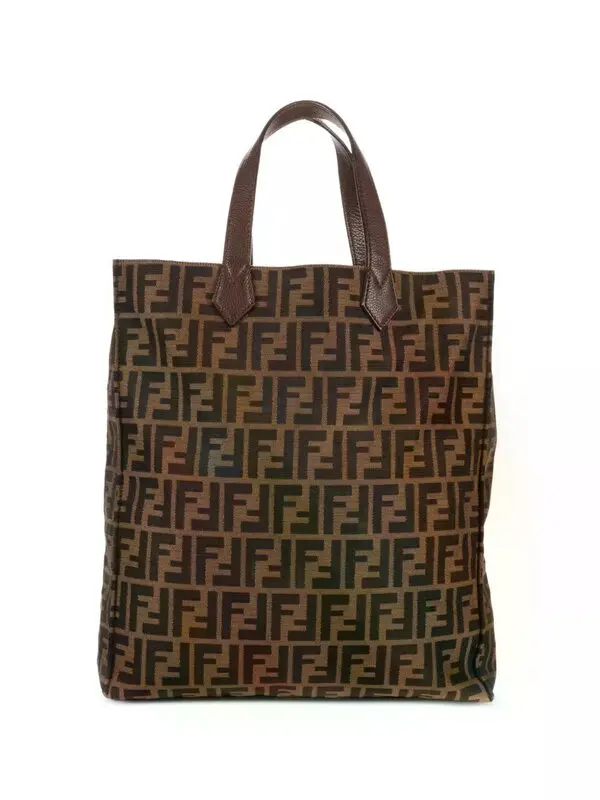 Fendi Zucca Canvas Tote Bag - Brown
