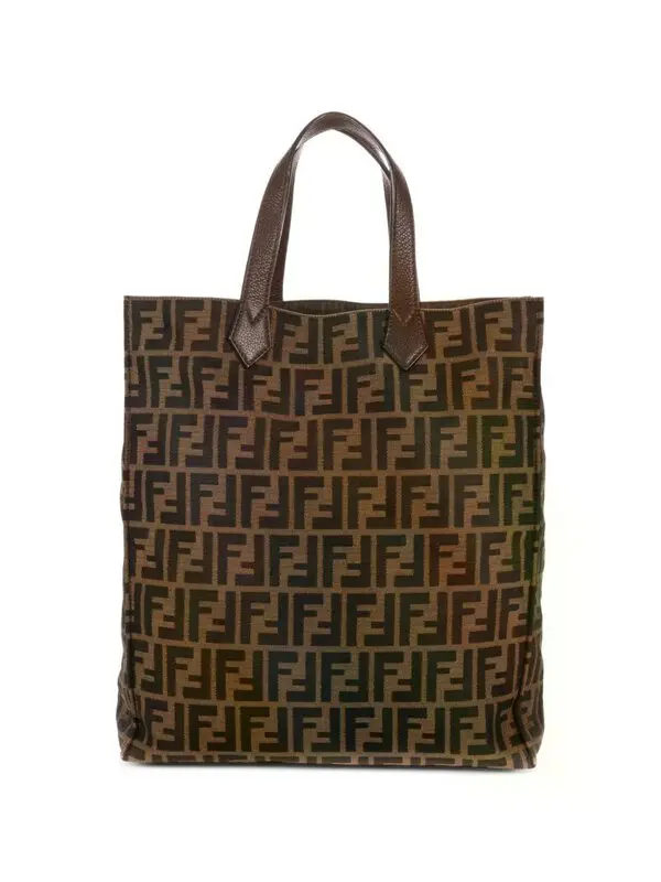 Fendi Zucca Canvas Tote Bag