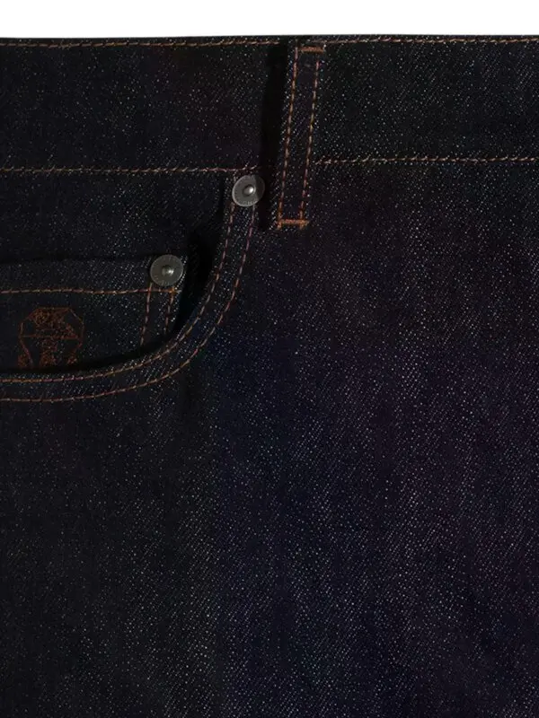 Brunello Cucinelli Contrast-stitch Jeans