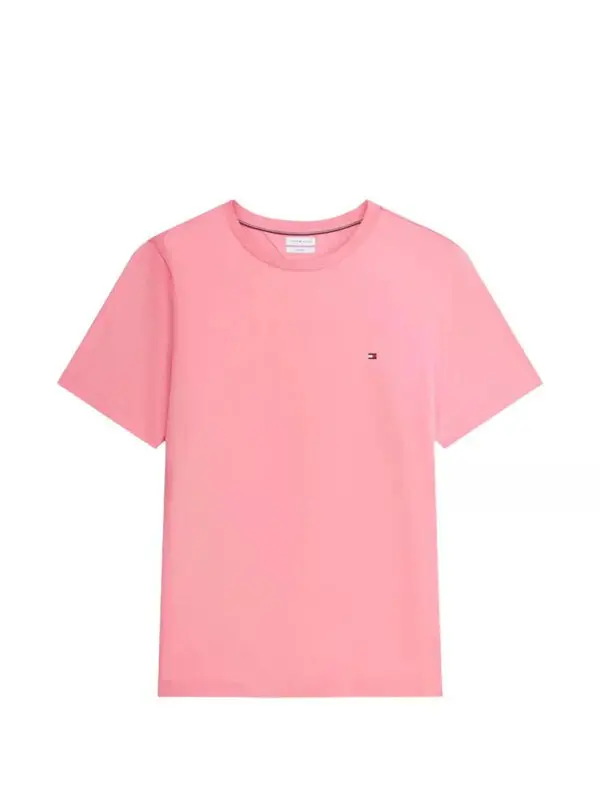 Tommy Hilfiger Flag-embroidery Crew-neck T-shirt