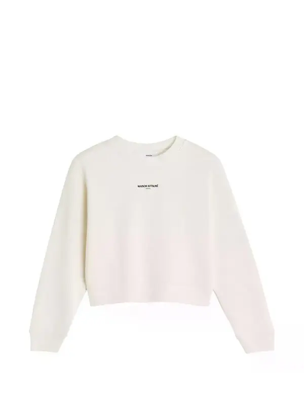 Maison Kitsuné Logo Print Sweatshirt