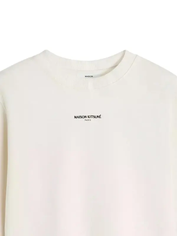Maison Kitsuné Logo Print Sweatshirt
