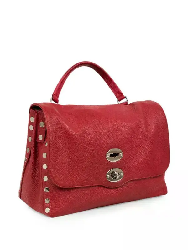 ZANELLATO Medium Postina Stud-embellished Shoulder Bag