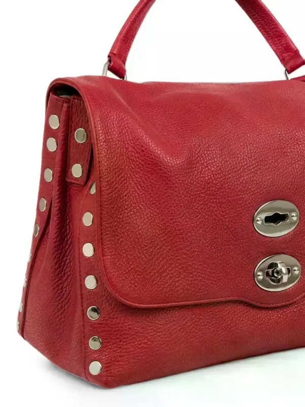 ZANELLATO Medium Postina Stud-embellished Shoulder Bag