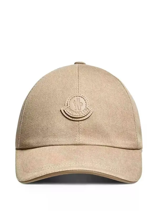 Moncler Logo Patch Baseball Cap - Neutrals