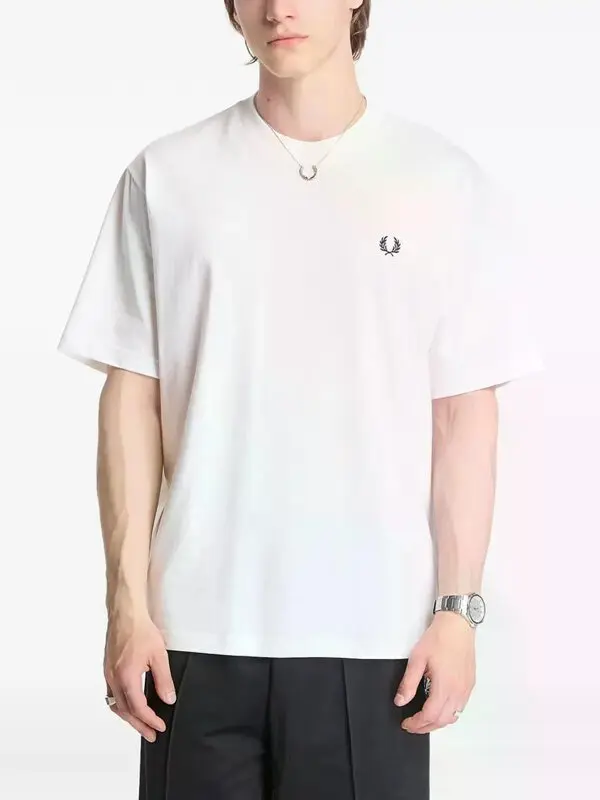 Fred Perry Logo-print T-shirt - White