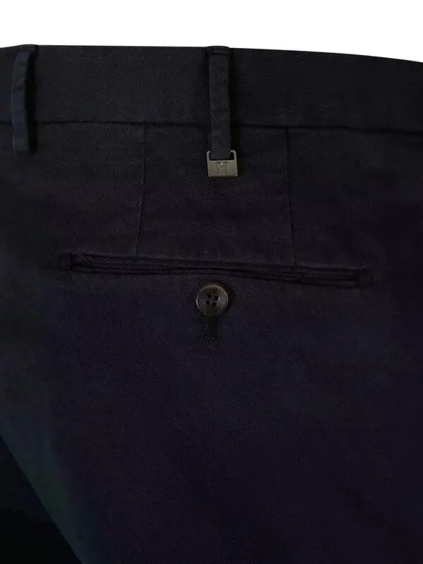 PT TORINO Logo-plaque Slim-fit Trousers