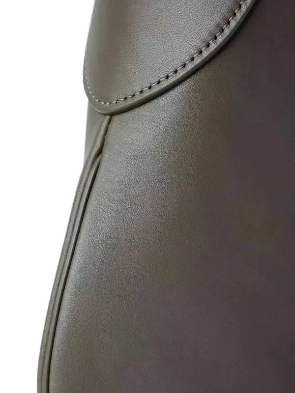 Khaite Curved Leather Tote Bag