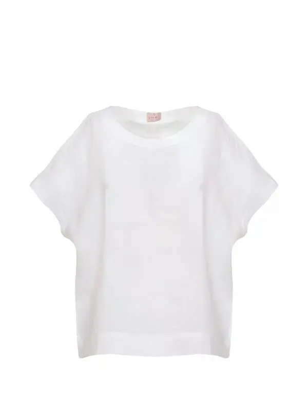 EMME Linen Short-sleeved Blouse